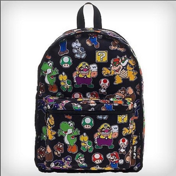 Flip Pak | Bags | Iso Super Mario Flip Pak Backpack | Poshmark